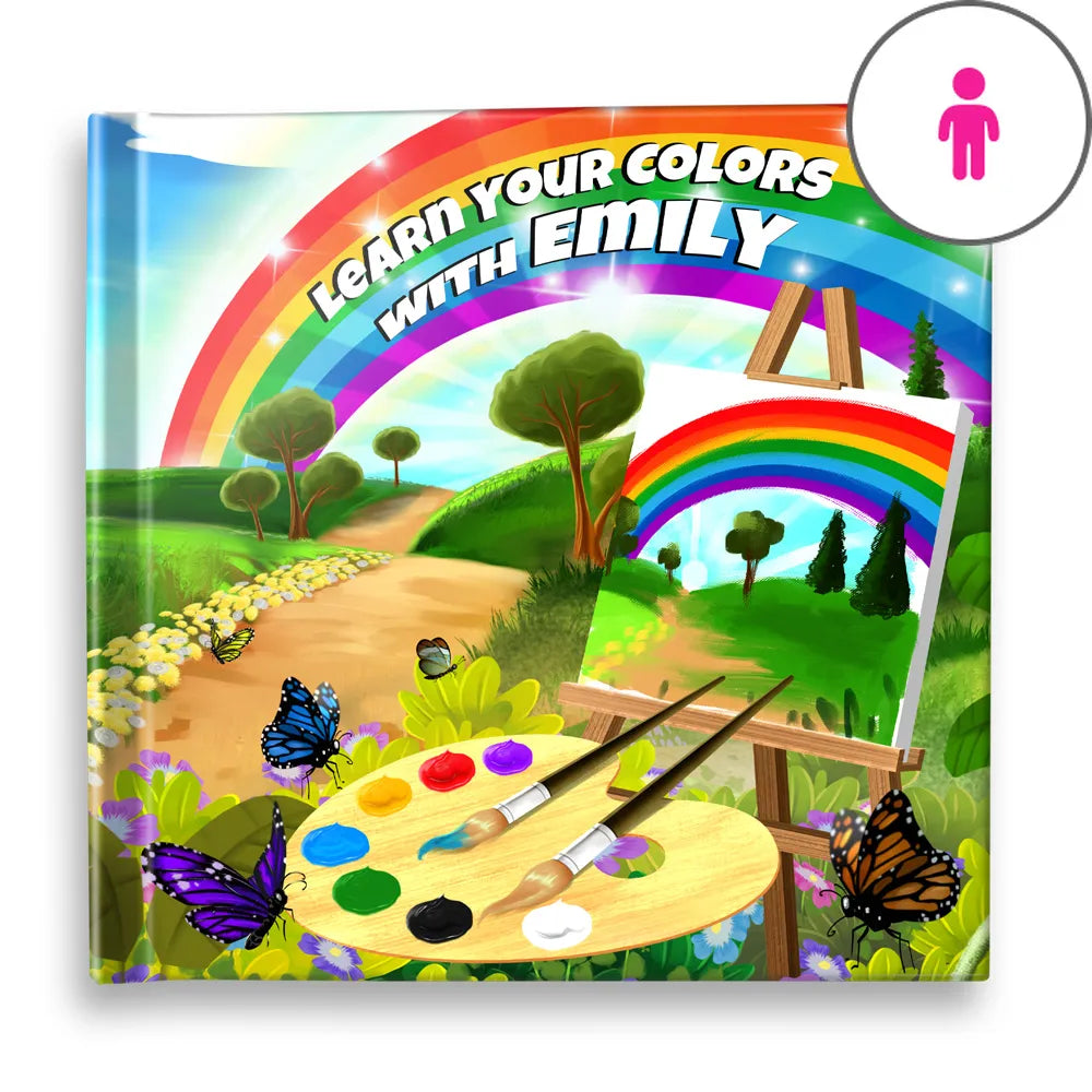 Learn Your Colors Personalized Children's Book – Dinkleboo US