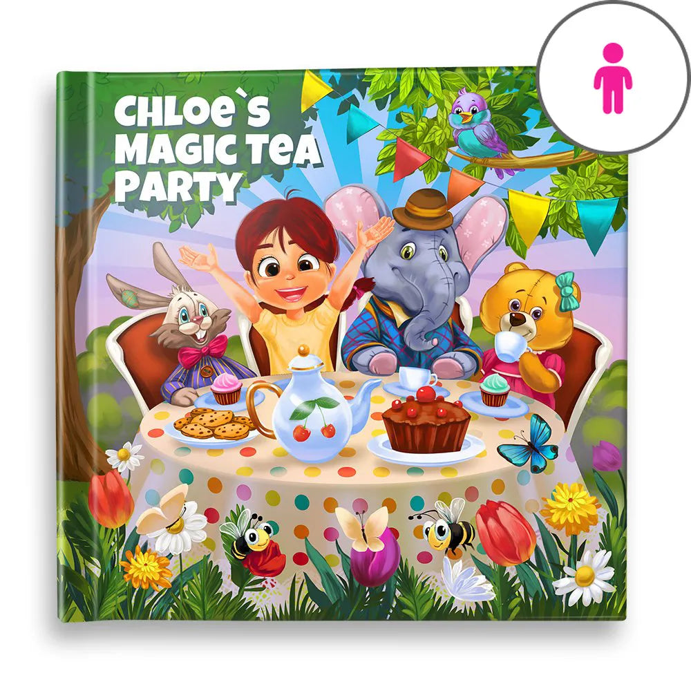 The Magic Tea Party Personalized Children's Book – Dinkleboo US