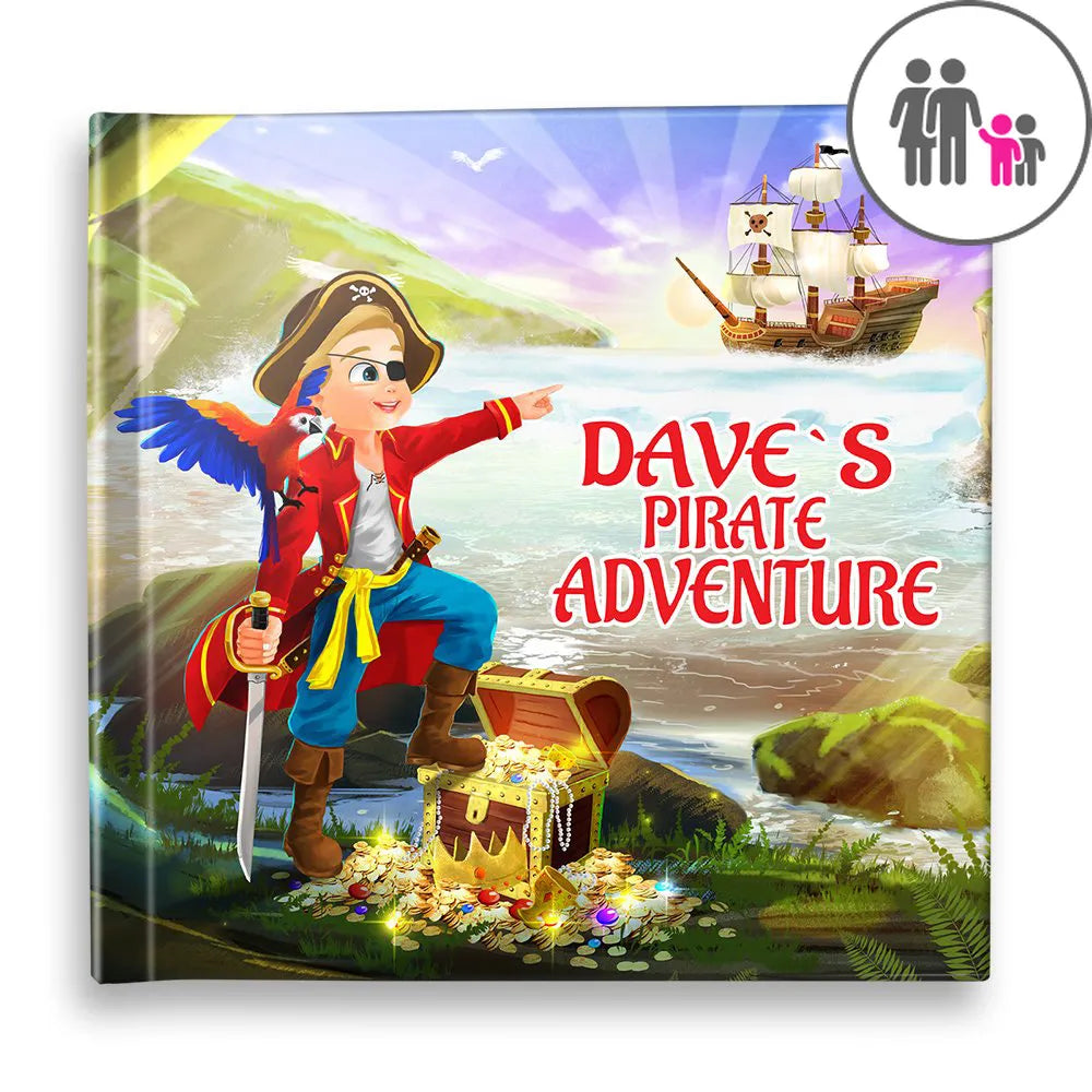 Pirate Adventure Personalized Story Book – Dinkleboo US