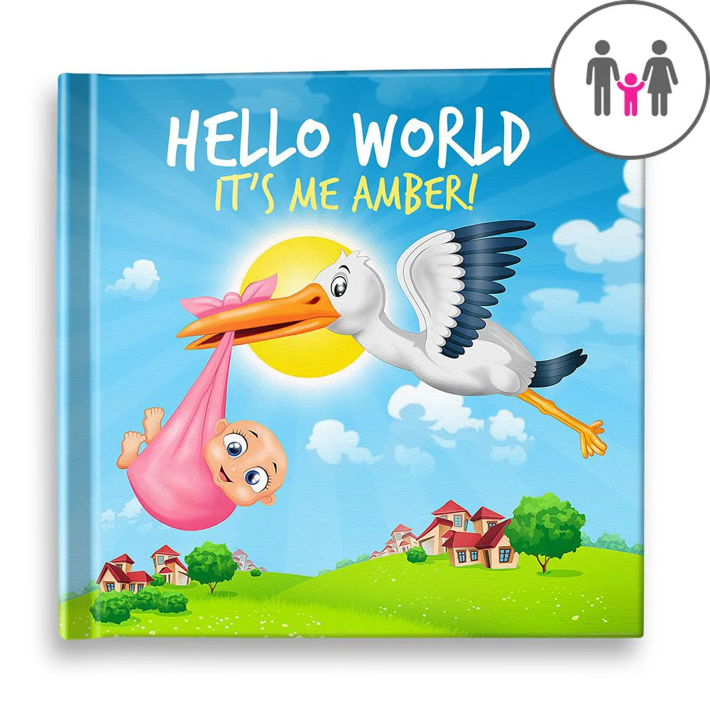 Personalized Newborn Baby Announcement Book – Dinkleboo US