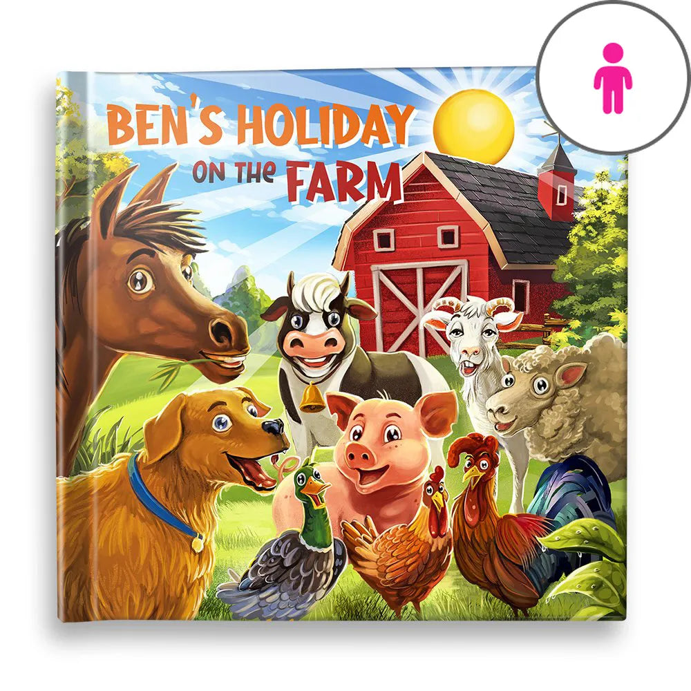 Holiday on the Farm Personalized Farm Book – Dinkleboo US