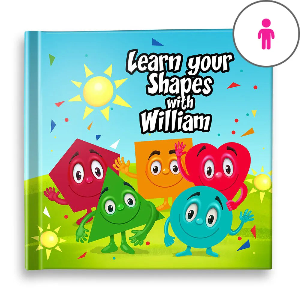 Learn Your Shapes Personalized Story Book – Dinkleboo US