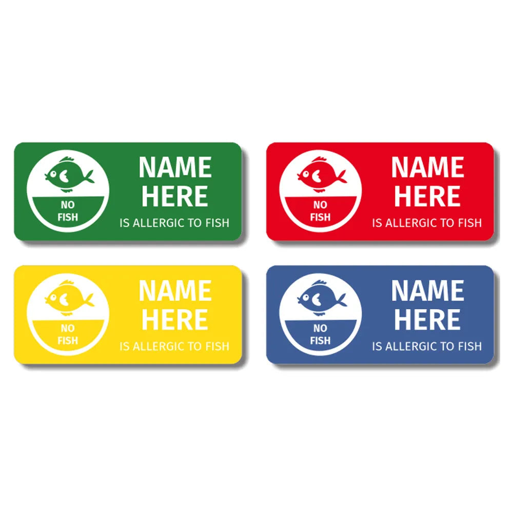 No Fish Allergy Labels – Dinkleboo US