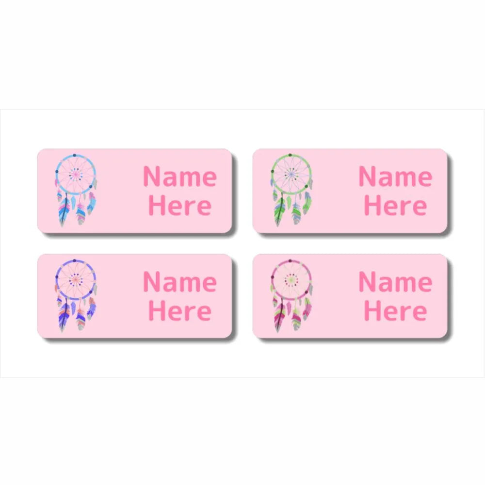 Dream Catcher Rectangle Name Label – Dinkleboo US