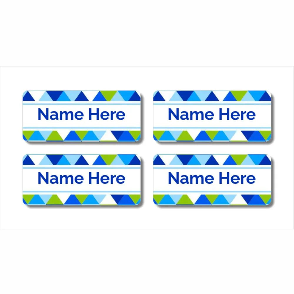 Geometric Rectangle Name Label – Dinkleboo US