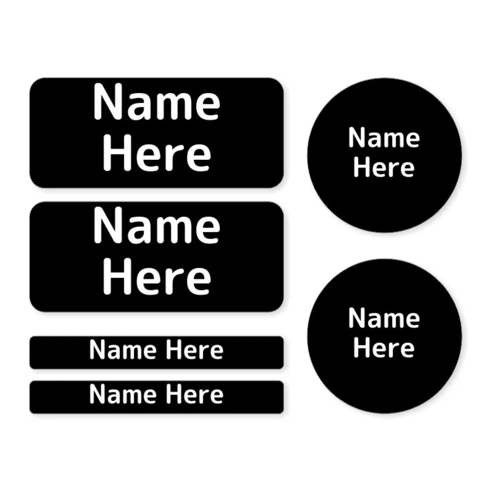 Single Color Mixed Name Label Pack – Dinkleboo US