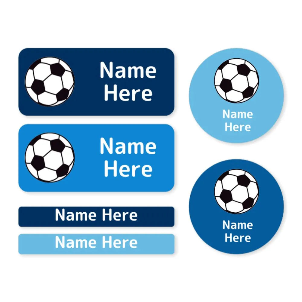 Soccer Ball Mixed Name Label Pack – Dinkleboo US