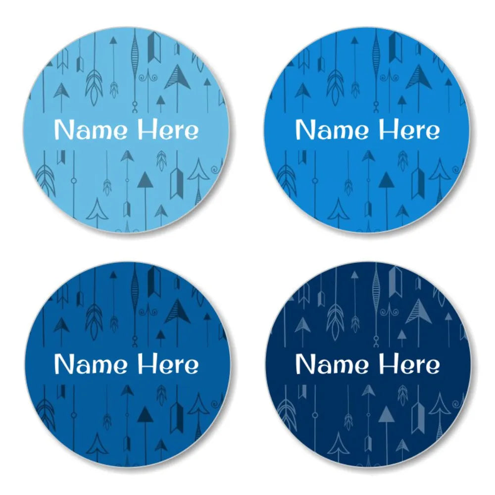 Arrows Round Name Labels – Dinkleboo US