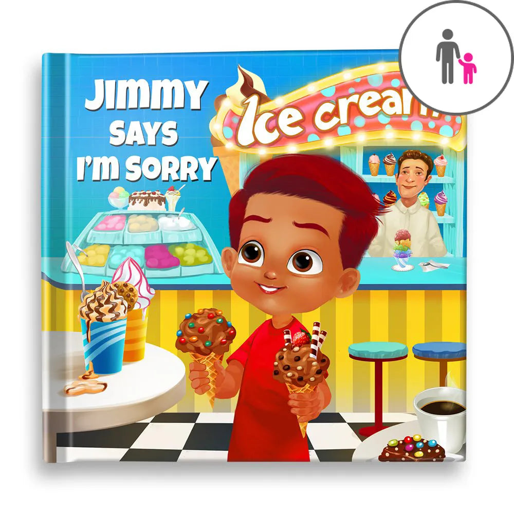 Says I'm Sorry Personalized Children's Book – Dinkleboo US