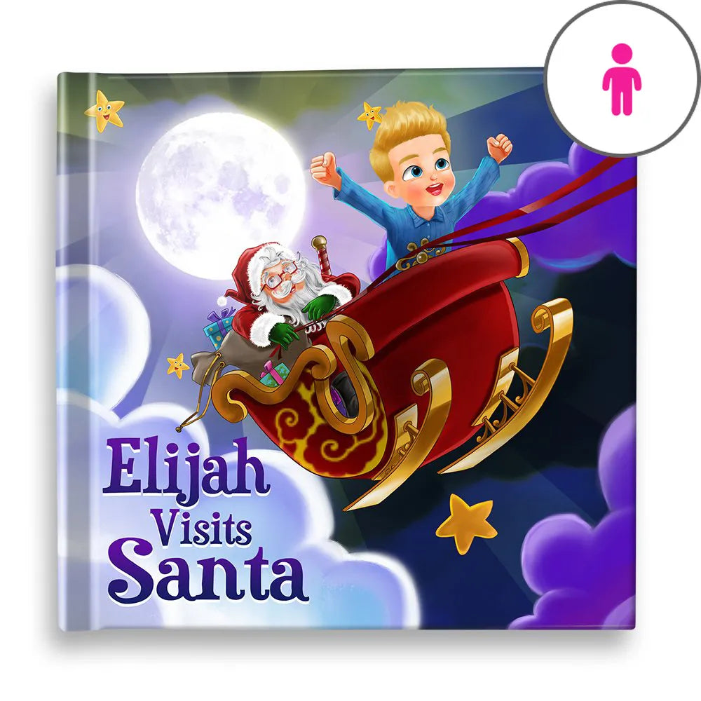 Visiting Santa Personalized Story Book – Dinkleboo US